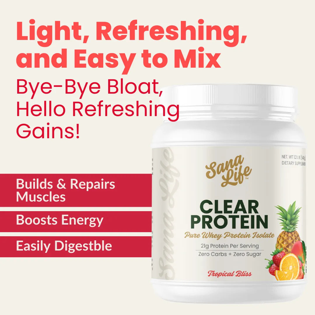 Clear Protein Pure Whey Isolate - The Sana Life | Sana Life