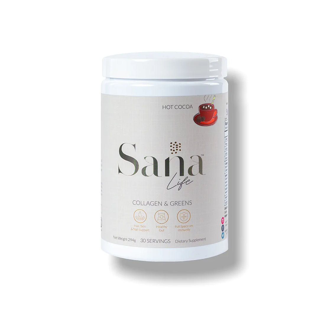 Sana Life Collagen & Greens Powder Multi-Collagen Supplement – Sana Life